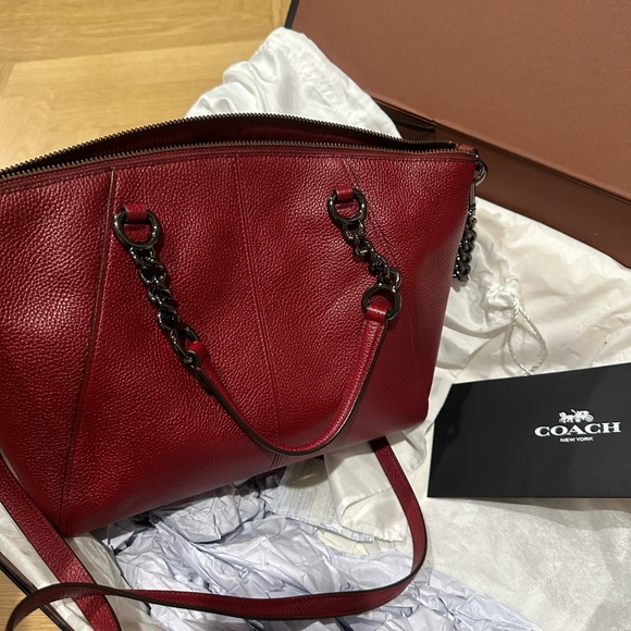 Coach | Bags | Burgundy Coach Bag | Poshmark
